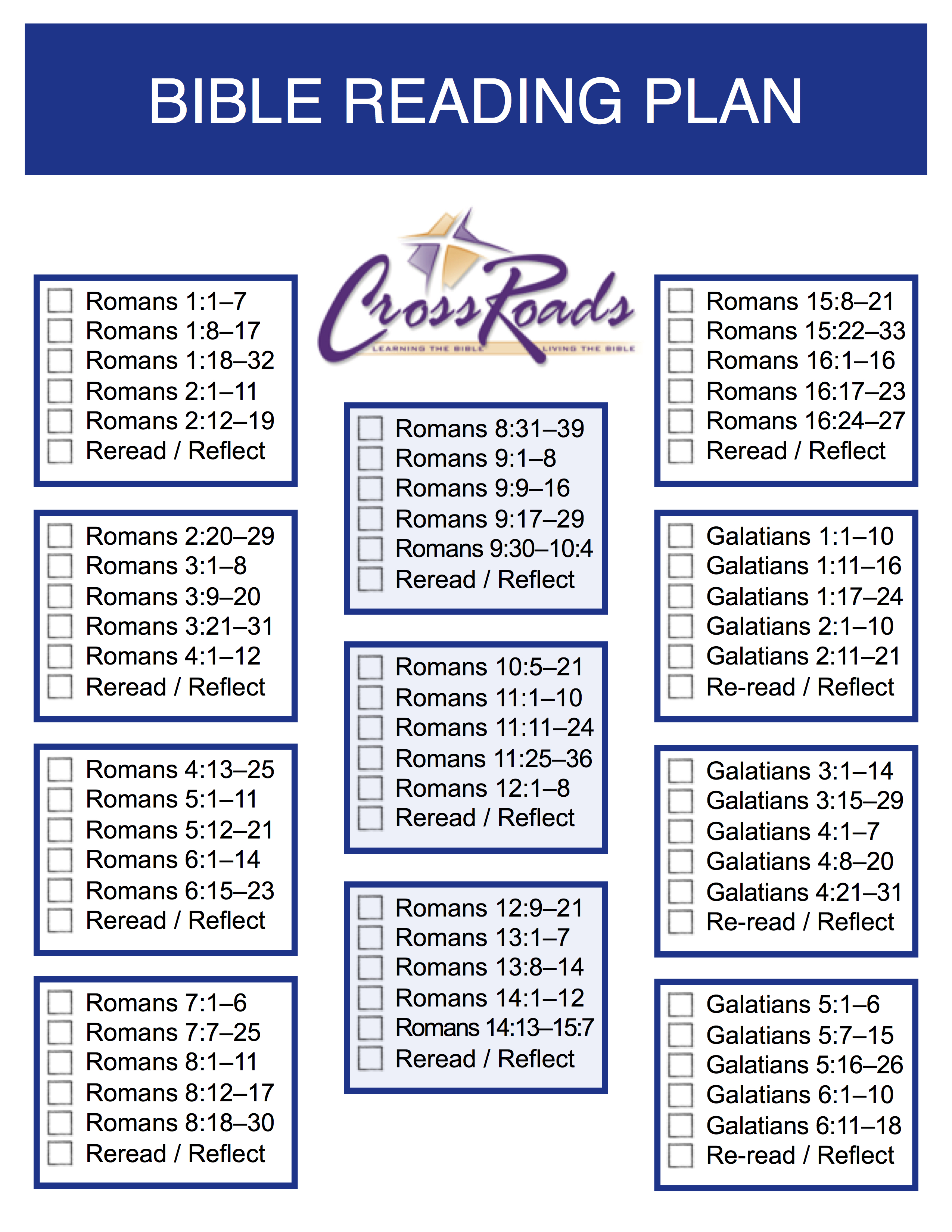 Bible Reading Plan